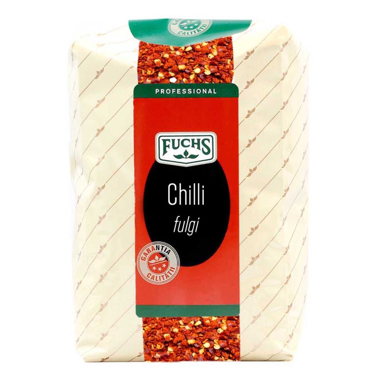 Chilli fulgi pungă 500 g | Fuchs Condimente Romania