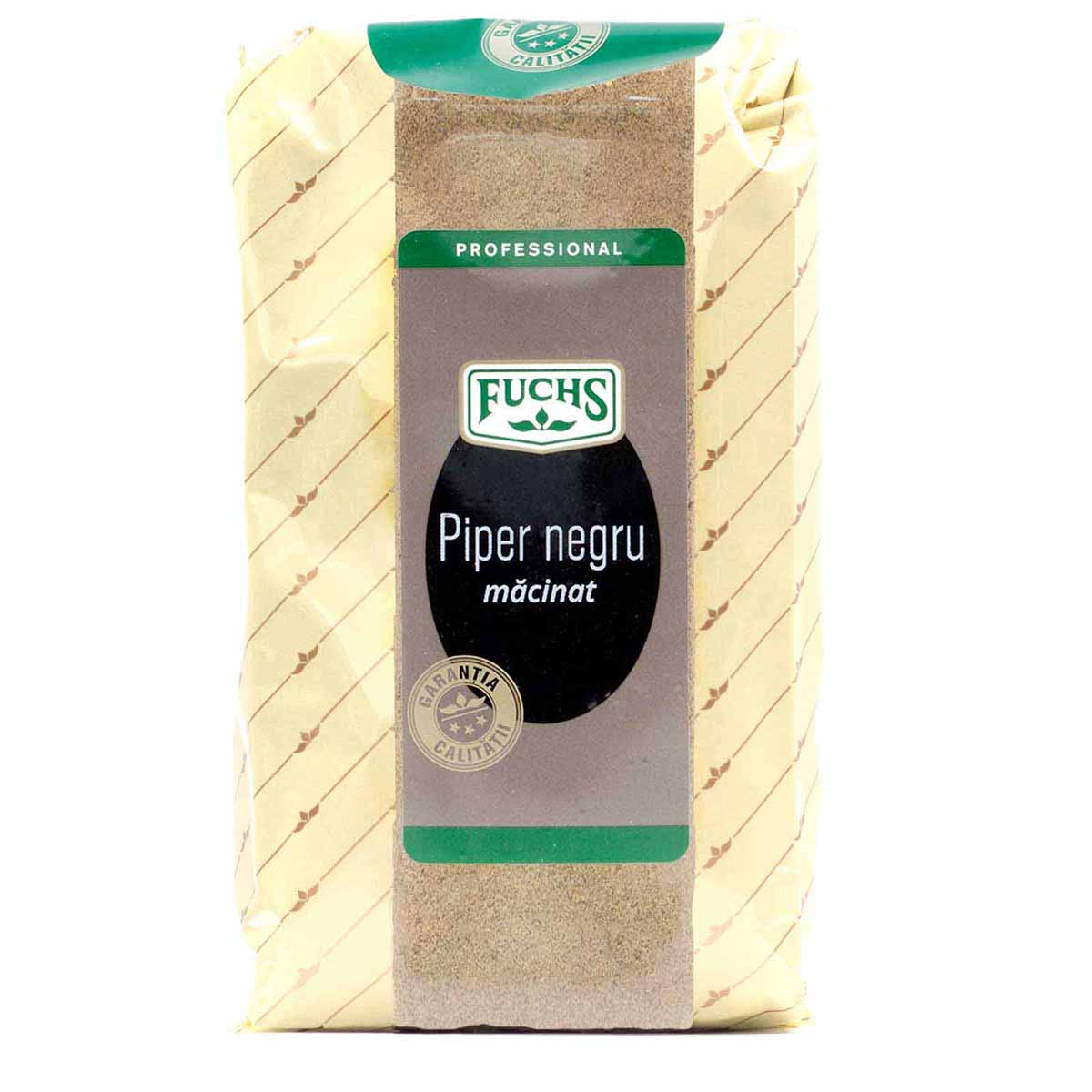 Piper negru măcinat pungă 1000 g | Fuchs Condimente Romania