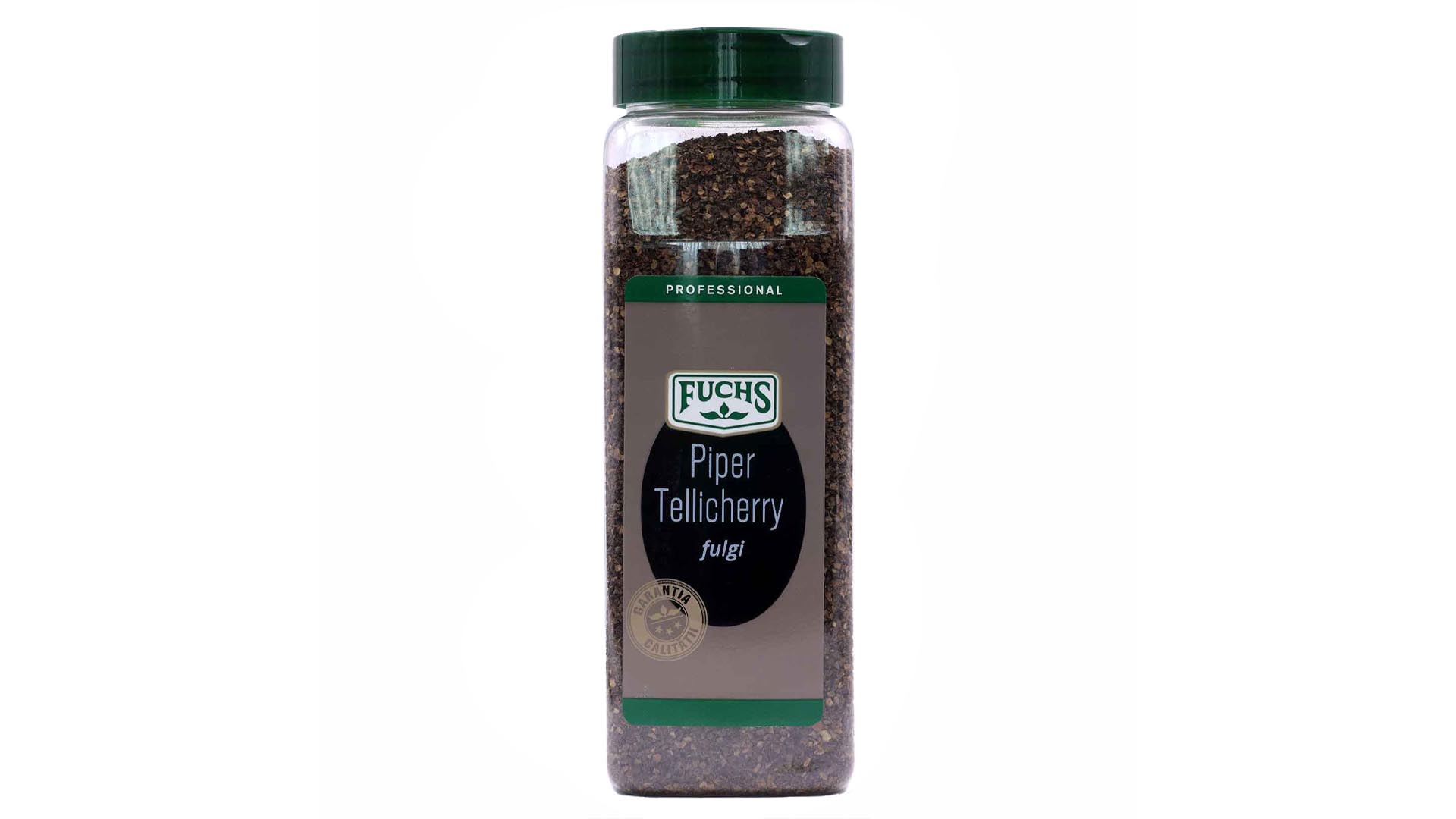 Piper negru Tellycerry fulgi 350 g | Fuchs Condimente Romania